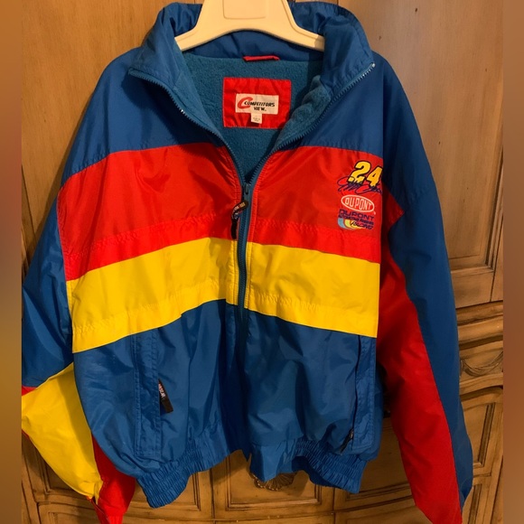 Nascar | Jackets & Coats | Vintage Jeff Gordon Nascar Blue Yellow And ...